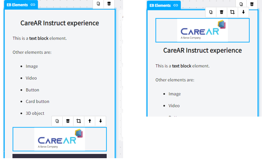 Performing Common Tasks in Pages and Elements – CareAR Help Center